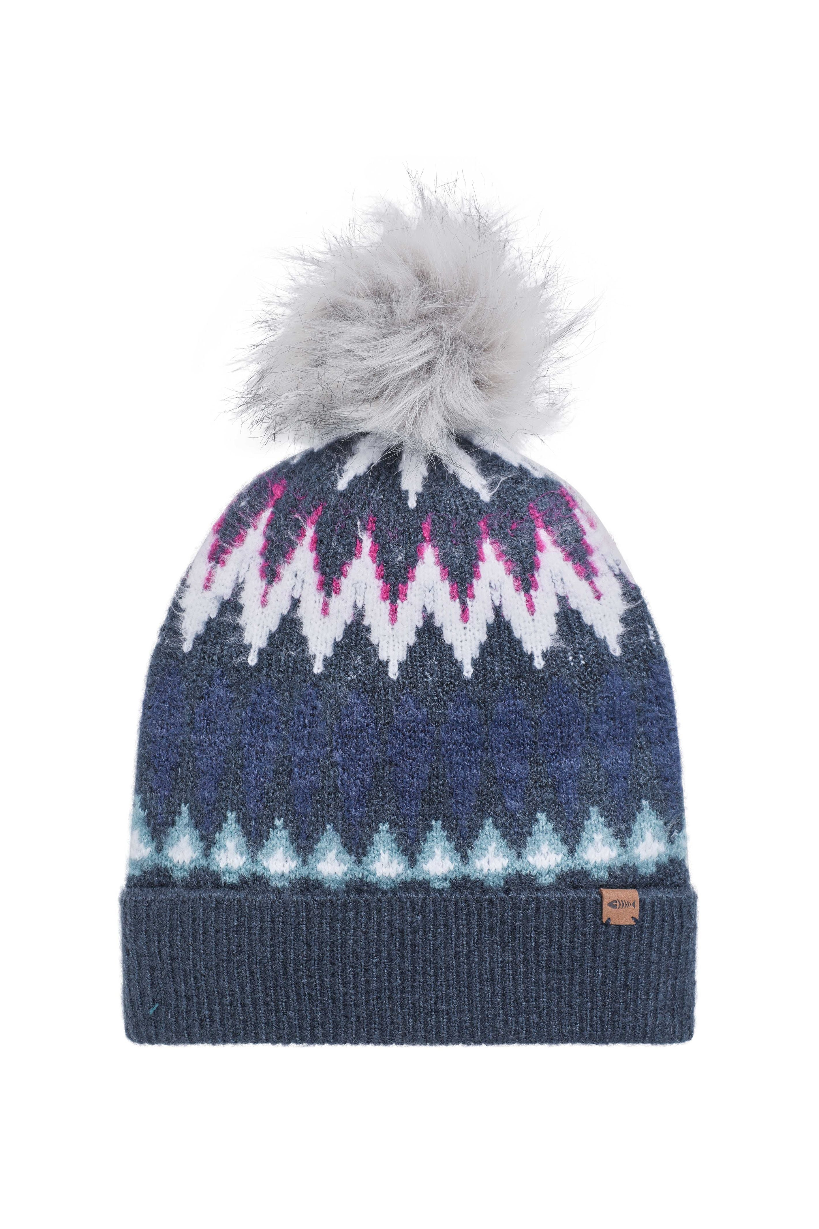 Frady Fair Isle Bobble Hat in Navy | Weird Fish | Hehir’s – Hehir's of ...